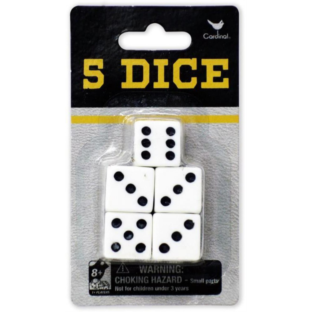 Cardinal - 5 Dice Pack - Afterpay Available!