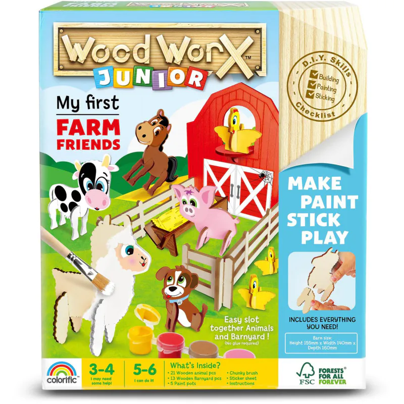 Wood WorX Junior - My First Farm Friends - Shop Now!