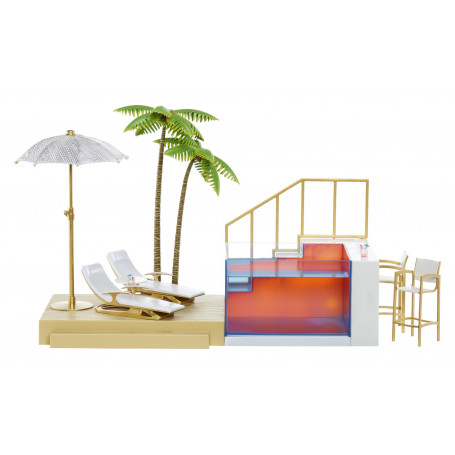 Rainbow High Colour Change Pool & Beach Club Playset