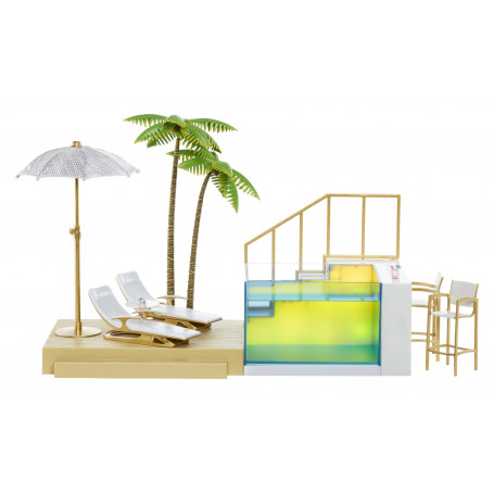 Rainbow High Colour Change Pool & Beach Club Playset