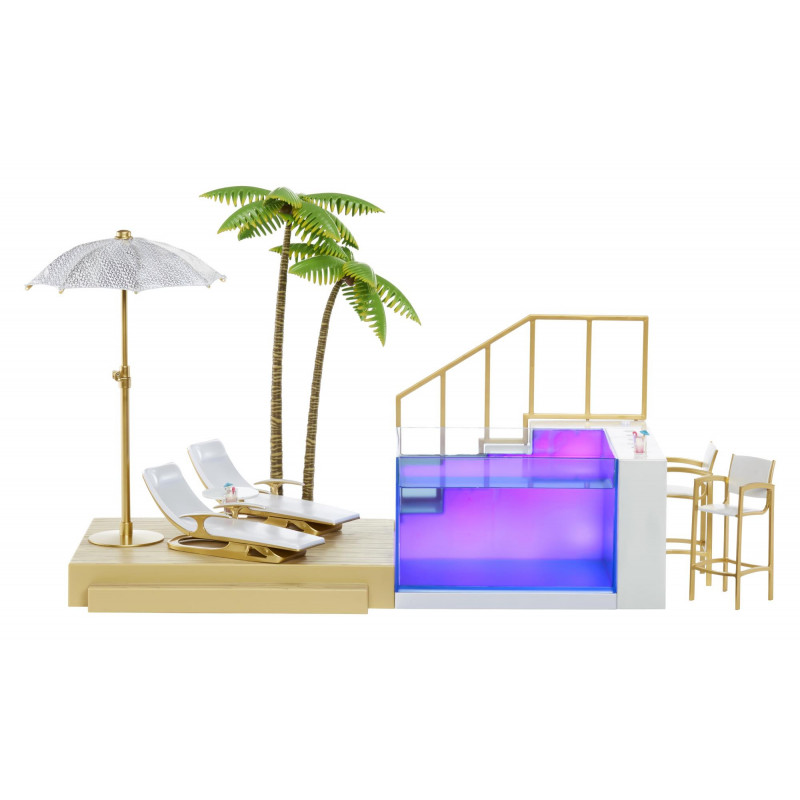 Rainbow High Colour Change Pool & Beach Club Playset