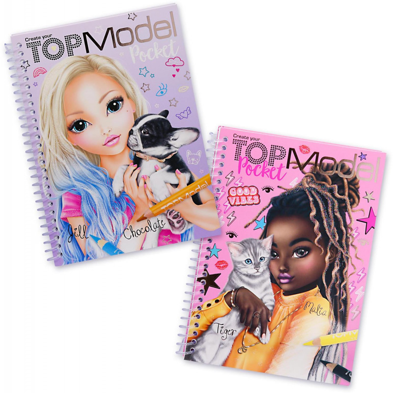 Top Model Pocket Colouring Book - Afterpay Available!
