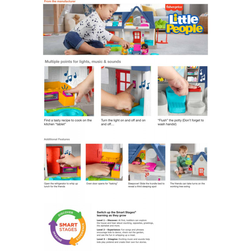Fisher-Price Little People Friends Together Play House