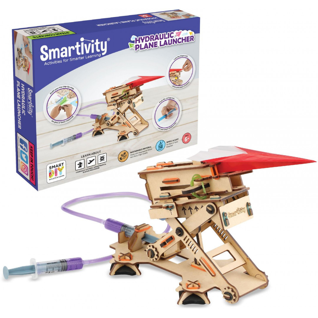 Smartivity Hydraulic Plane Launcher | Mr Toys Toyworld