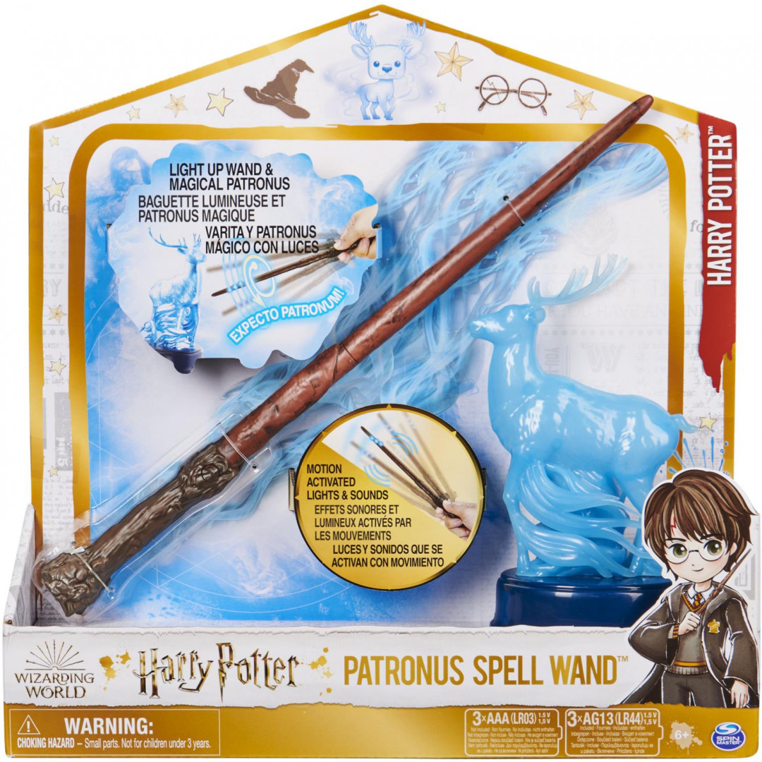 Harry Potter Patronus Feature Wand - Harry Solid - Afterpay