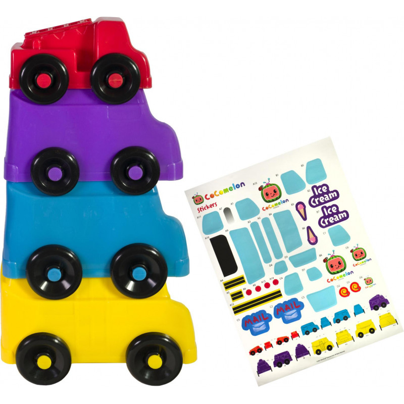 CoComelon Stacking Vehicles | Mr Toys Toyworld
