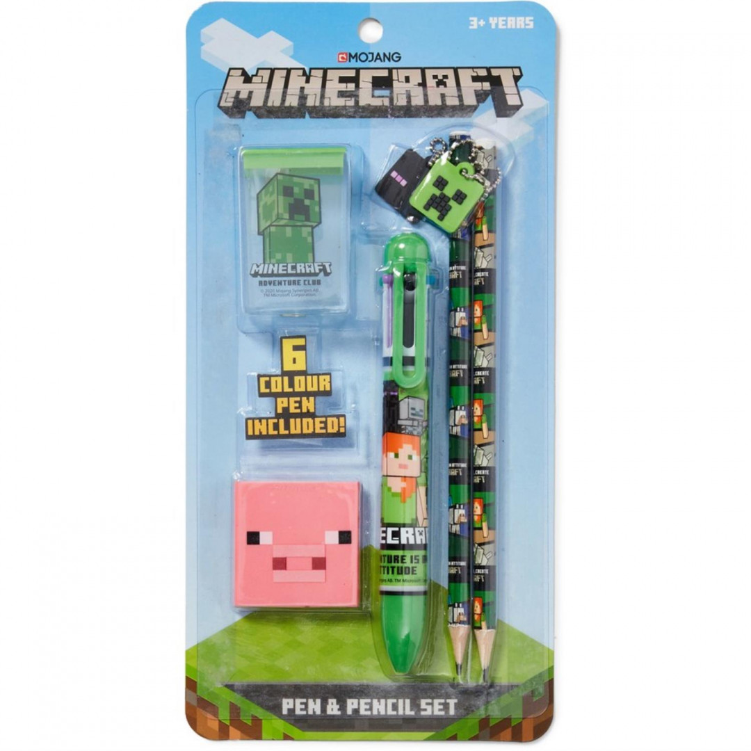 Minecraft Pen & Pencil Set - Afterpay Available!