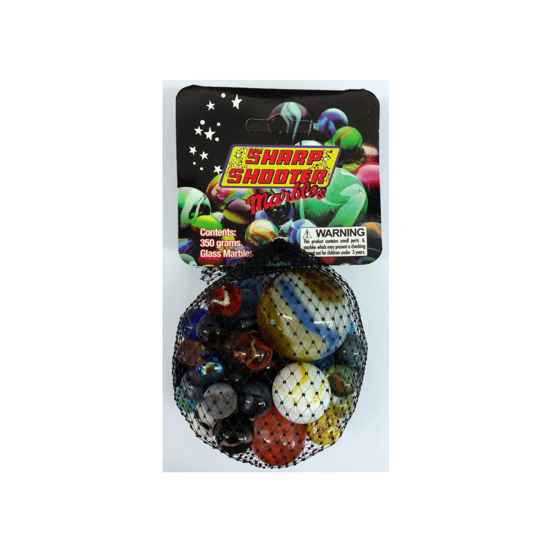 Assorted Glass Marbles Sharp Shooters - Afterpay Available!