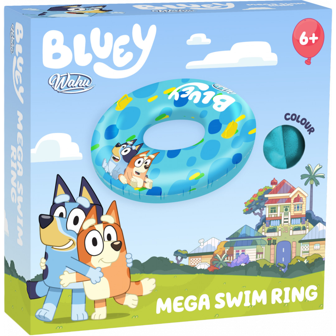 Wahu Bluey Mega Swim Ring - Afterpay Available!