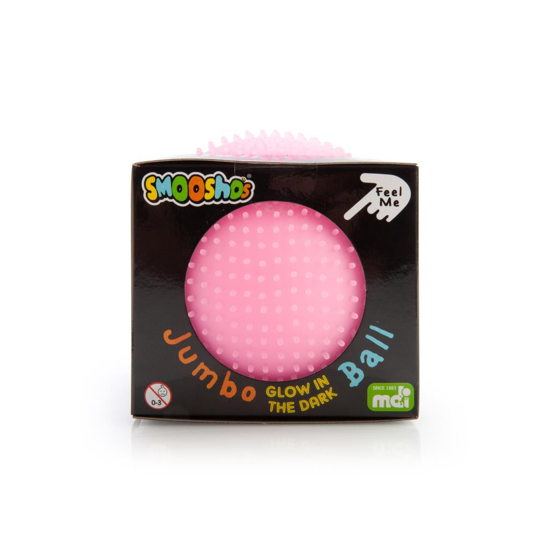 Jumbo Smooshos Spiky Ball Glow In The Dark Assorted