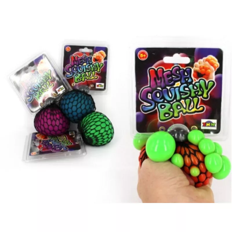 Mesh Squishy Ball - Colour Asst - Afterpay Available!