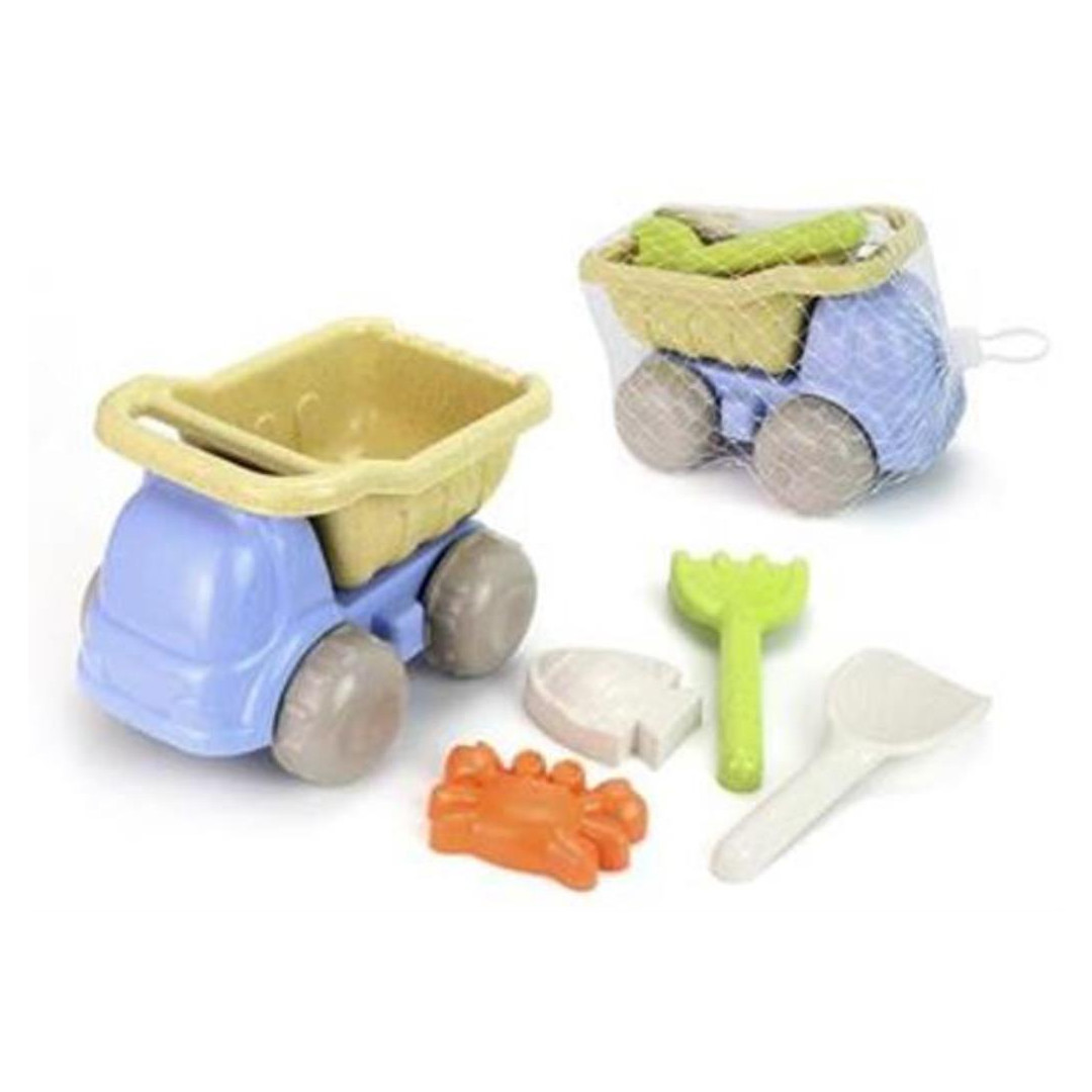 Straw Material Tipper Truck Set With 5 Pieces | Mr Toys Toyworld