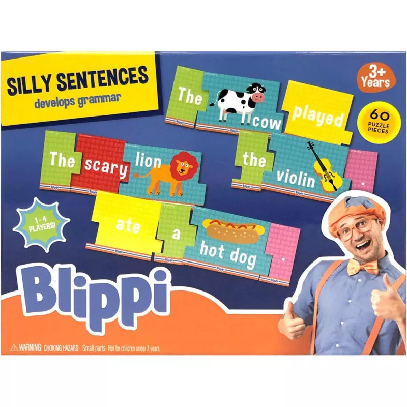Blippi 50Pc Silly Sentences - Afterpay Available!