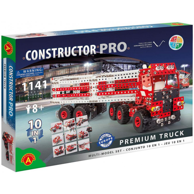 Constructor Premium Truck 10-In-1 1141pc - Afterpay