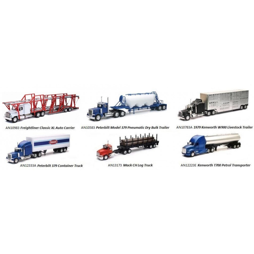 New Ray - 1:32 Assorted Trucks 6Pcs - Afterpay Available!