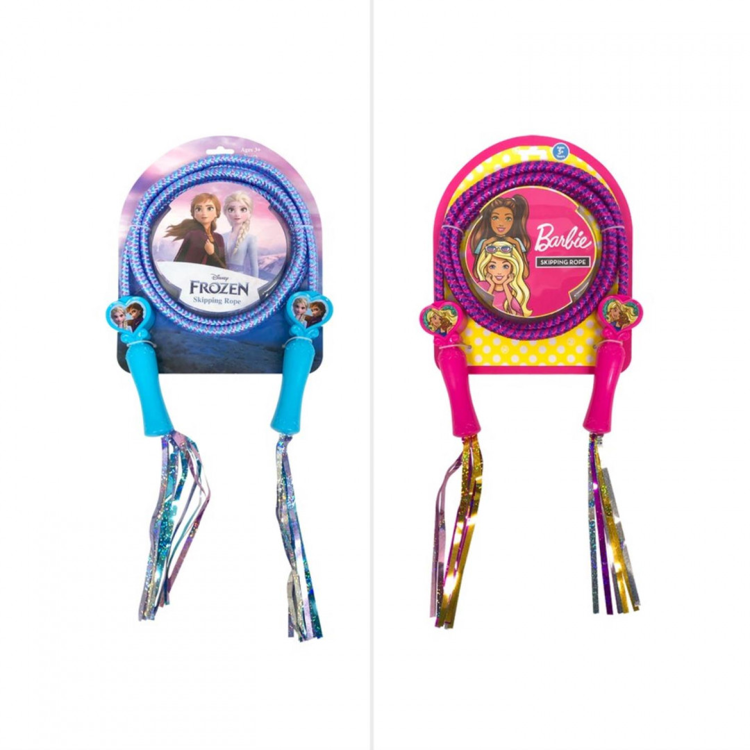 Licensed Deluxe Skipping Rope Assorted- Barbie And Frozen