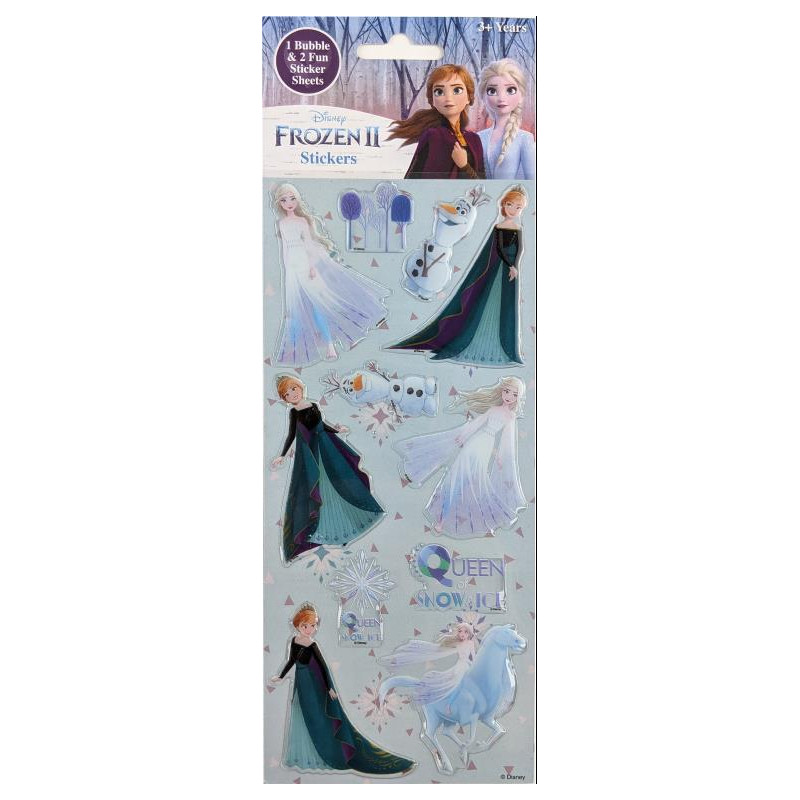 Frozen 2 Stickers 3 Pack - Bubble - Afterpay Available!