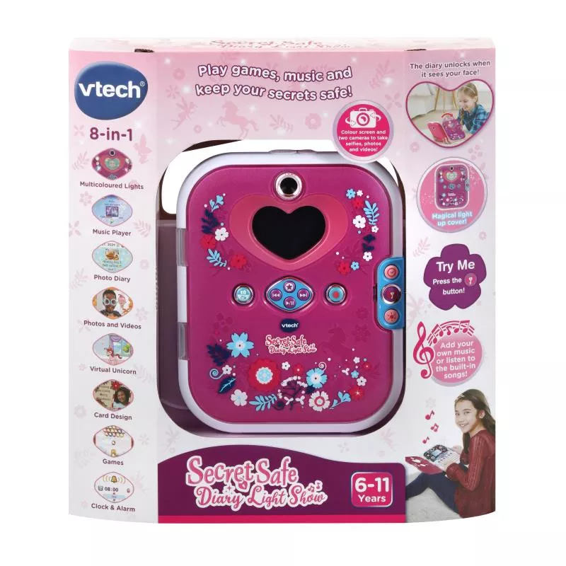 VTech - Secret Safe Diary Light Show - Afterpay Available!