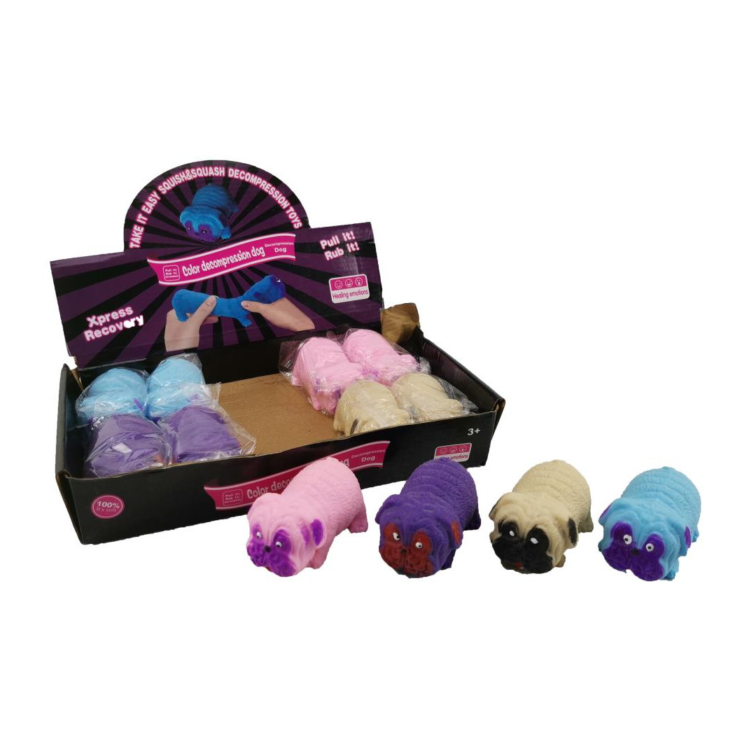 Stretch Decompression Pug Fidget Toy Assorted - Afterpay