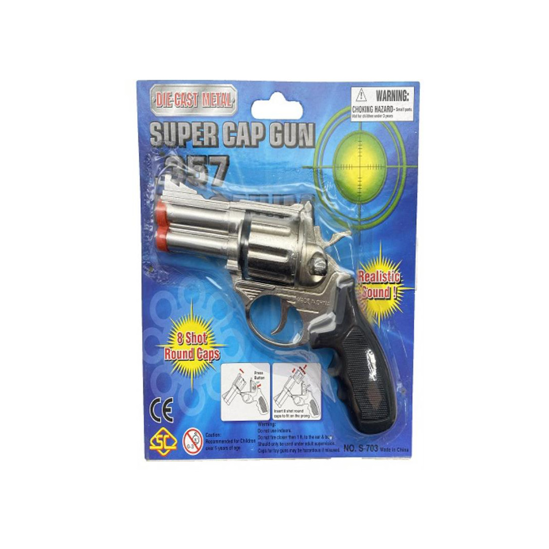 Die Cast 357 Magnum Cap Gun - Afterpay Available!