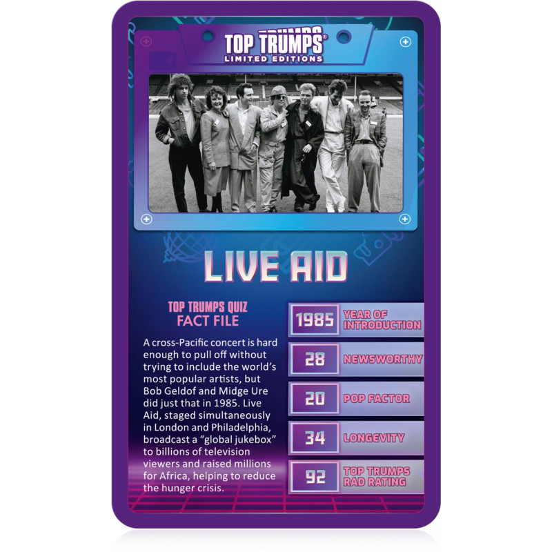 Top Trumps Lets Go Back To The 80s Card Game | Mr Toys Toyworld