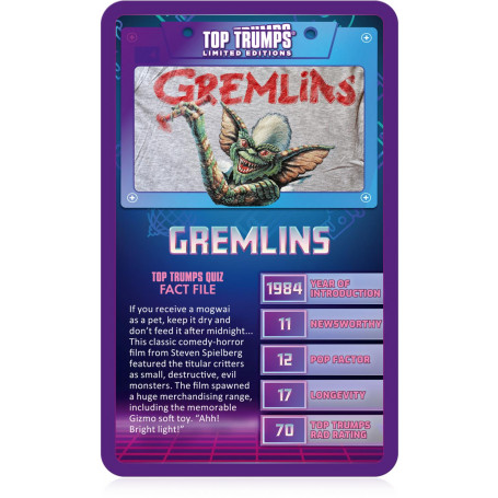 Top Trumps Lets Go Back To The 80s Card Game | Mr Toys
