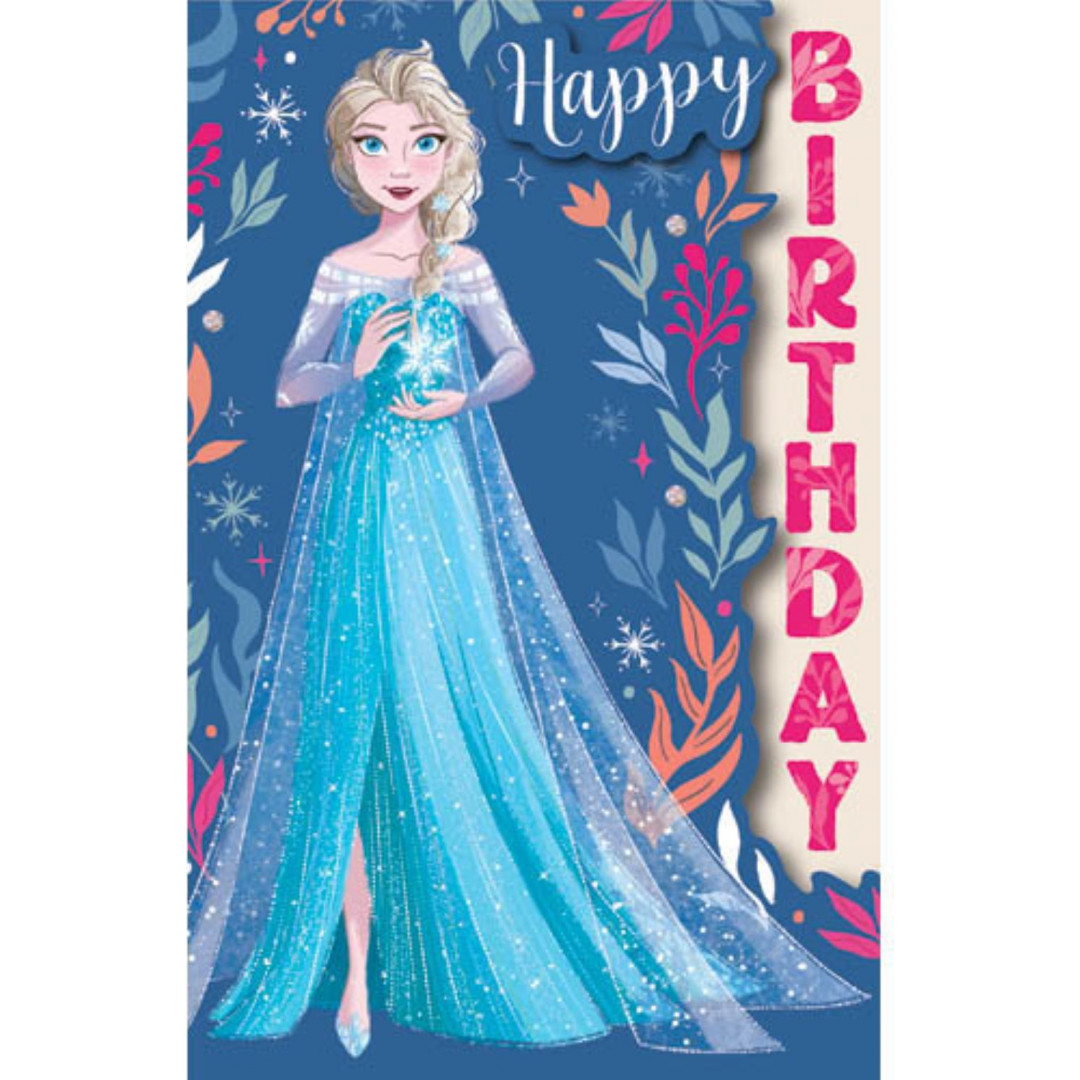 Frozen Elsa Foliage Card | Mr Toys Toyworld