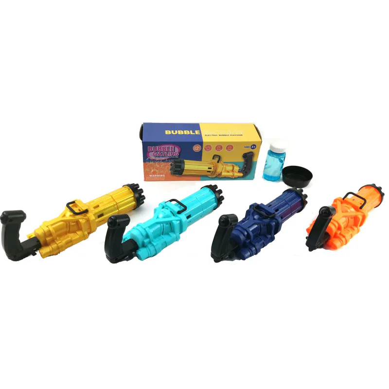 12 Hole Gatling Electric Bubble Gun Assorted - Afterpay