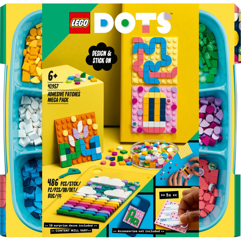 LEGO DOTS Adhesive Patches Mega Pack 41957 | Mr Toys Toyworld
