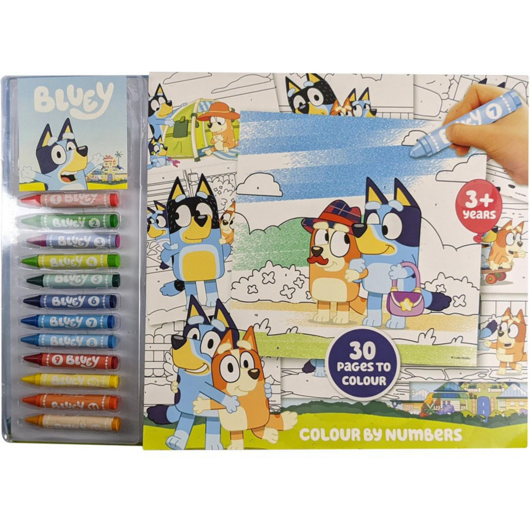 Bluey Colour By Numbers - Afterpay Available!
