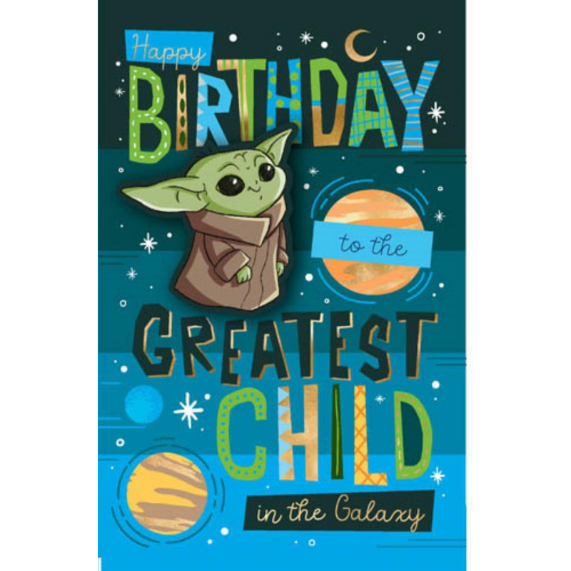 Baby Yoda Space Child Card - Afterpay Available!