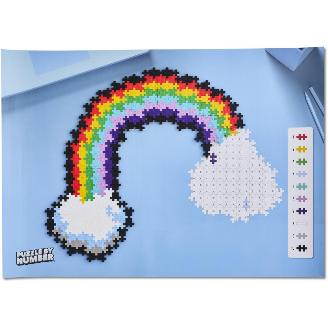 Plus-Plus - Puzzle By Number - Rainbow 500Pcs - Afterpay