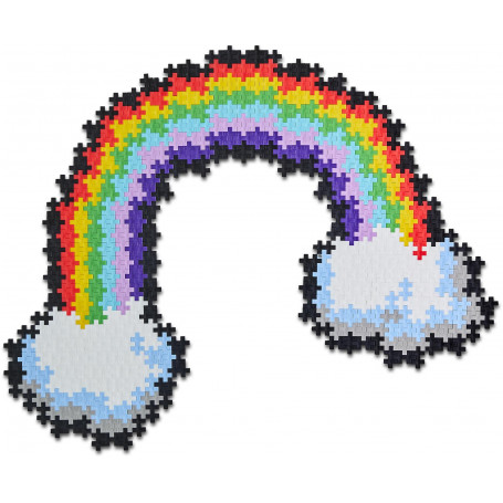Plus-Plus - Puzzle By Number - Rainbow 500Pcs - Afterpay