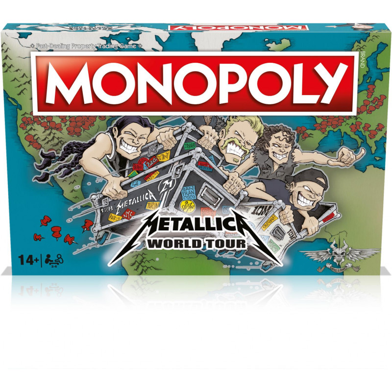 Metallica World Tour Monopoly Board Game - Afterpay
