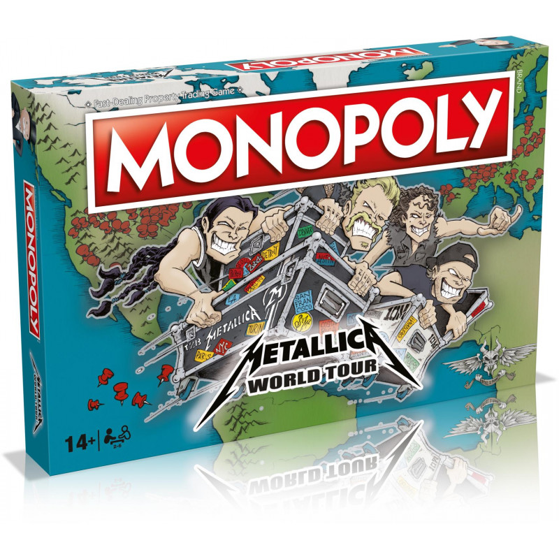 Metallica World Tour Monopoly Board Game - Afterpay