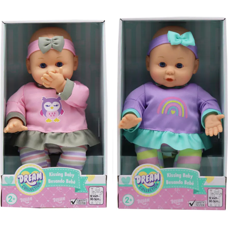 Gigo 12" Battery Kissing Baby Assorted | Mr Toys Toyworld