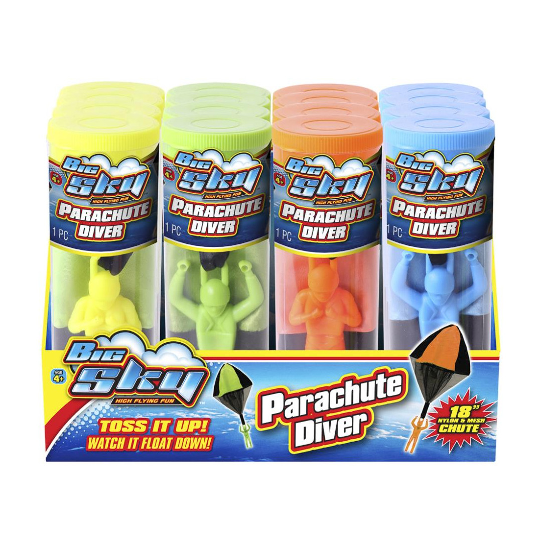 Big Sky Parachute Diver- Assorted | Mr Toys Toyworld