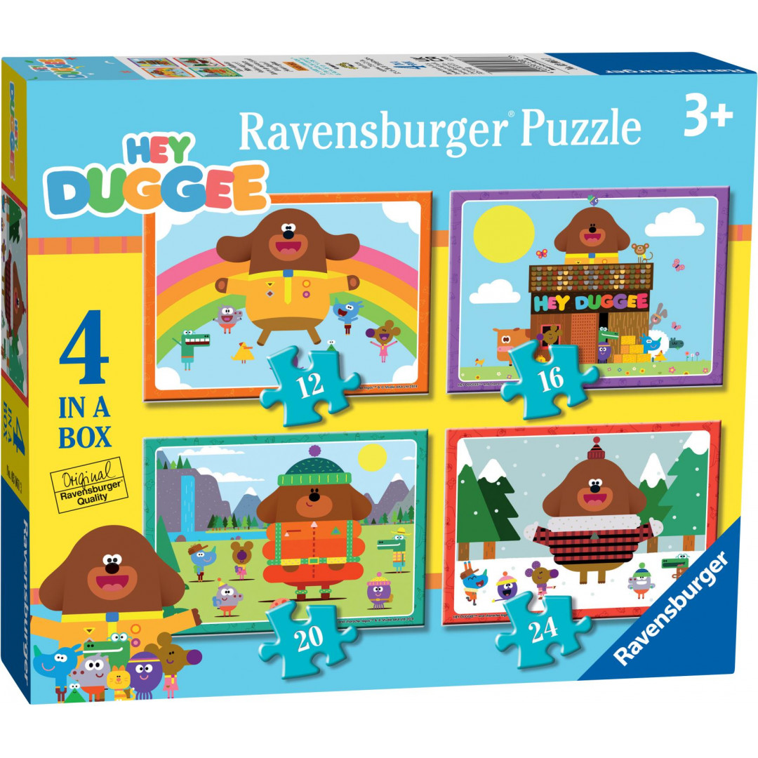 Ravensburger - Hey Duggee 4 In A Box 12 16 20 24Pc
