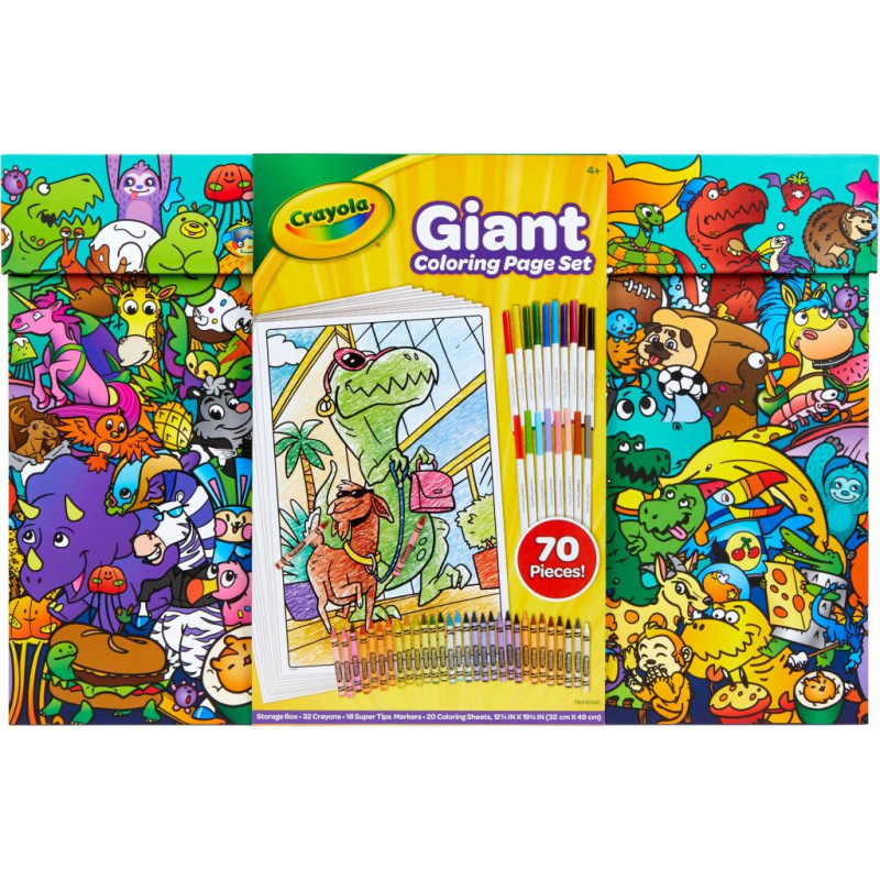Crayola - Giant Colouring Page Art Kit | Mr Toys Toyworld