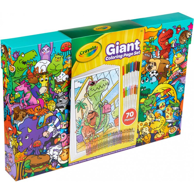 Crayola - Giant Colouring Page Art Kit | Mr Toys Toyworld