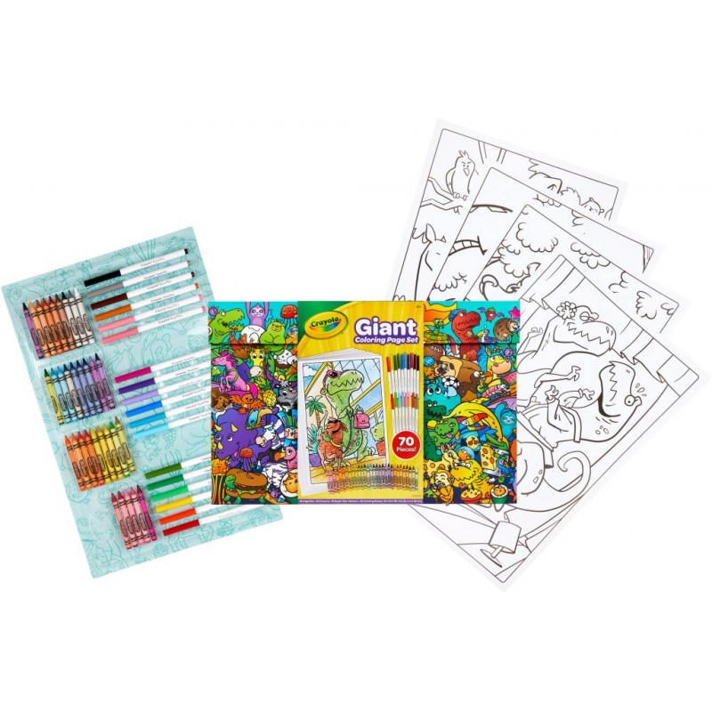 Crayola - Giant Colouring Page Art Kit | Mr Toys Toyworld