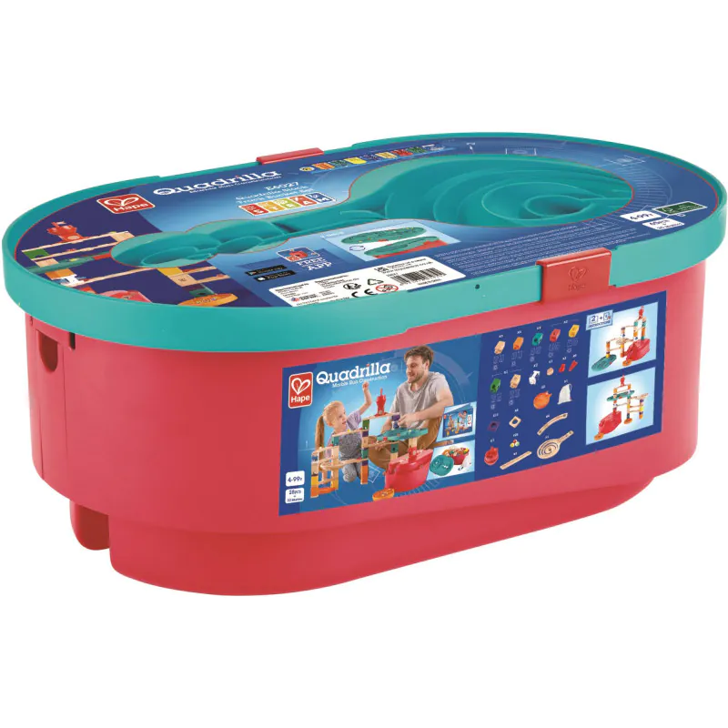 Hape Stack Track Bucket Set | Mr Toys Toyworld