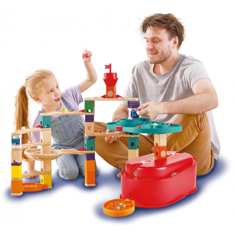 Hape Stack Track Bucket Set | Mr Toys Toyworld