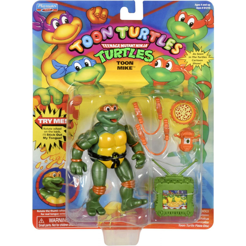 TMNT 1993 4.5" Toon Turtles Bundle 4Pk - Afterpay Available!