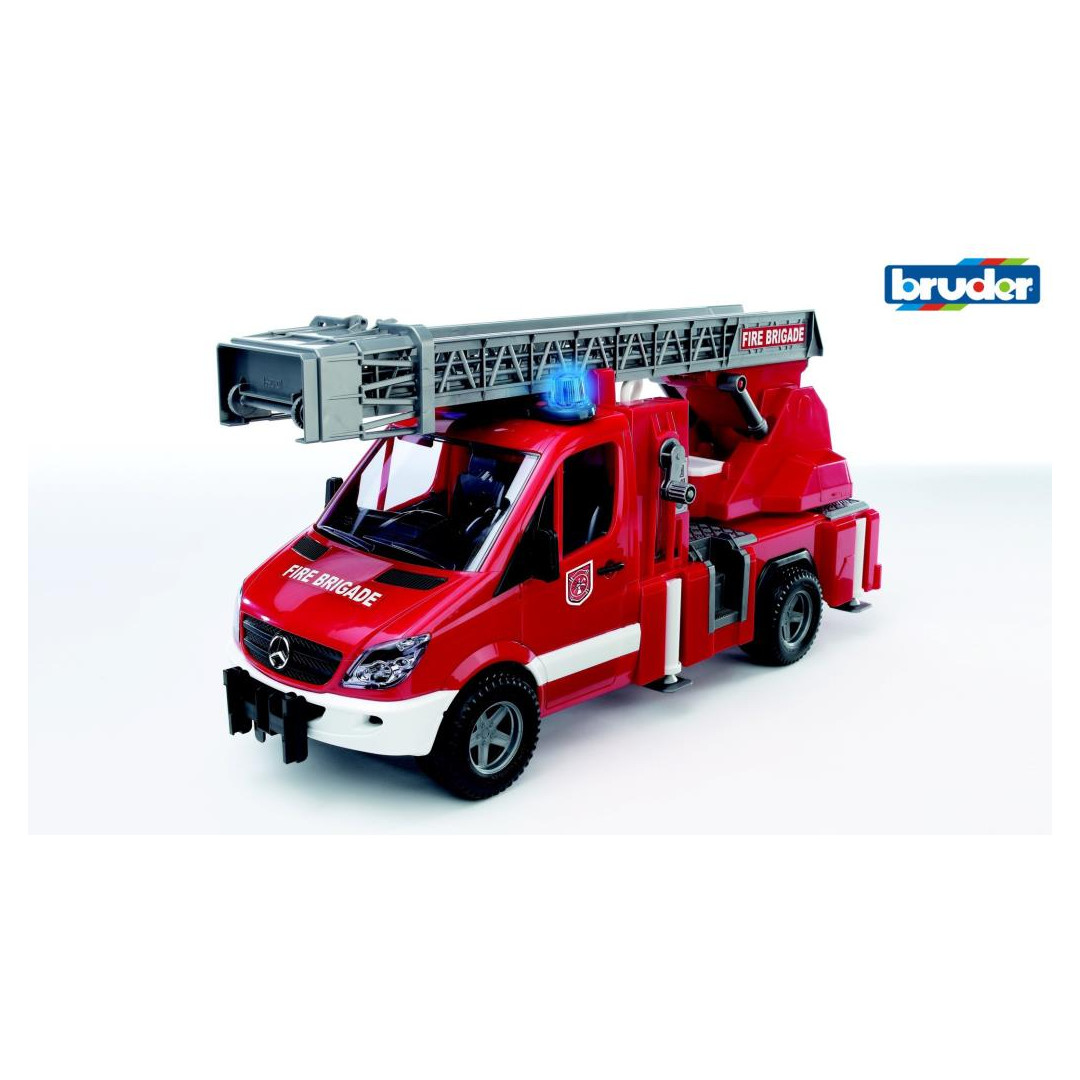 Bruder 1:16 Mb Sprinter Fire Engine With Slewing Ladder