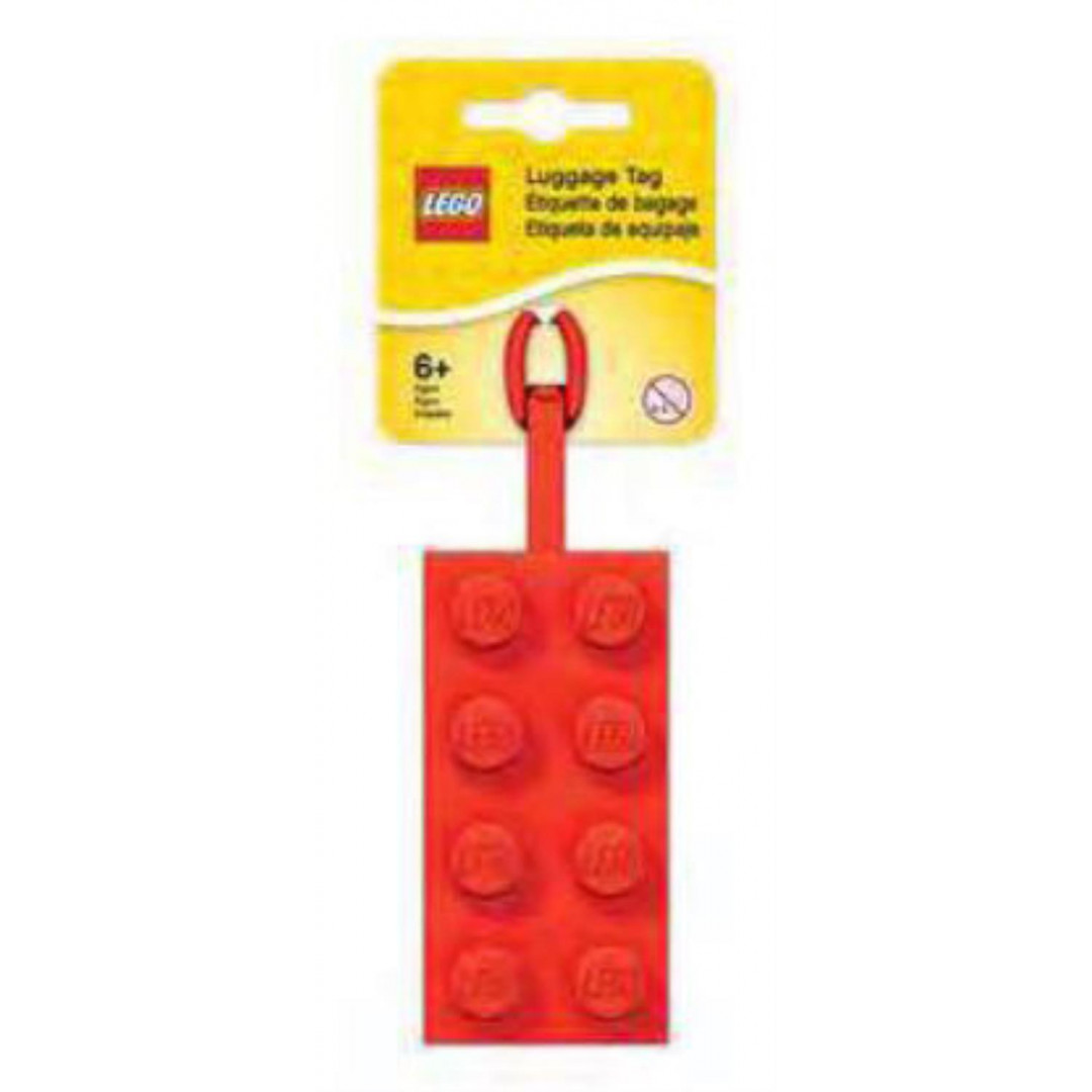 LEGO Iconic 2X4 Brick Bag Tag (Red) - Afterpay Available!
