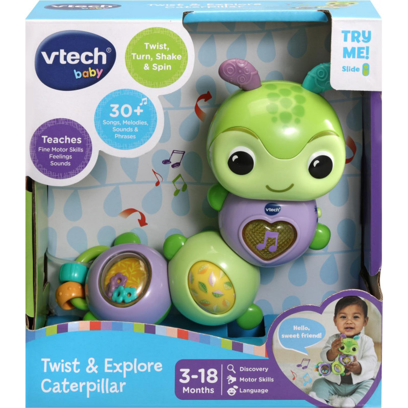VTech Twist & Explore Caterpillar - Afterpay Available!