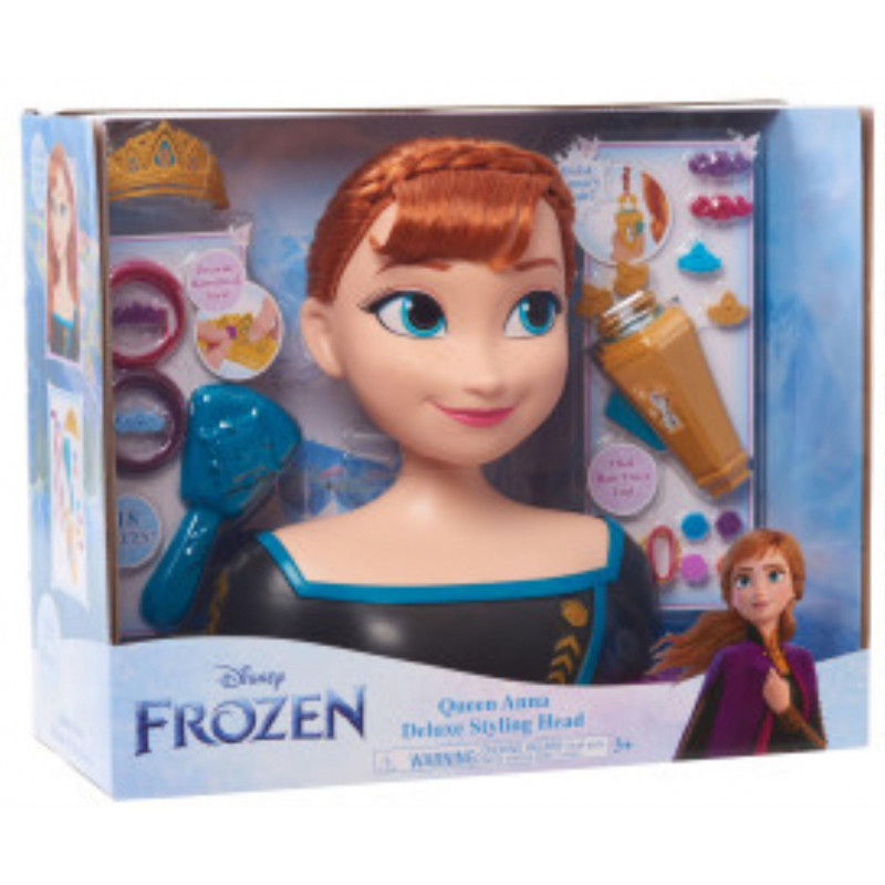 Disney Frozen 2 Queen Anna Deluxe Styling Head - Shop Now!