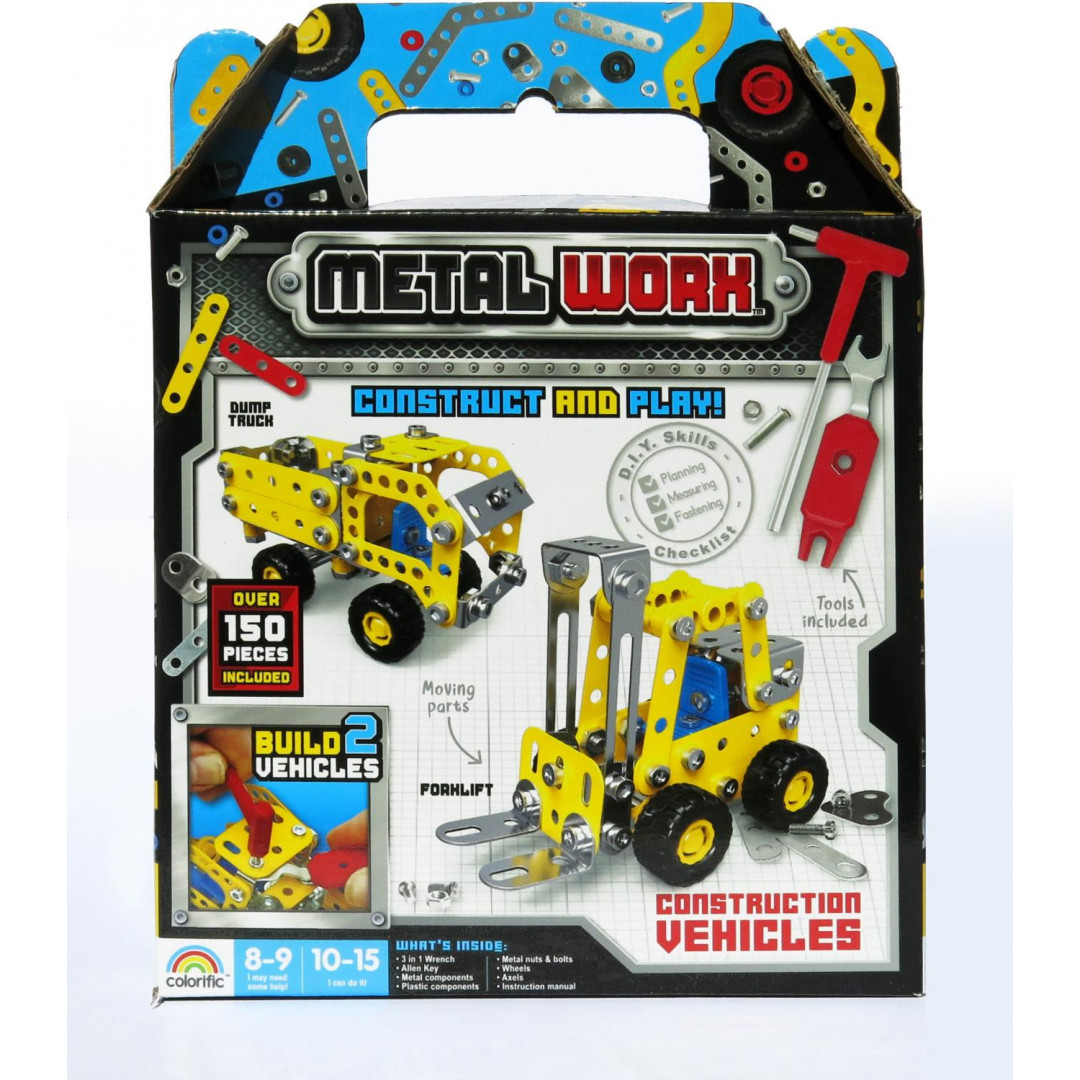 Metal WorX Twin Pack - Construction Vehicles - Afterpay