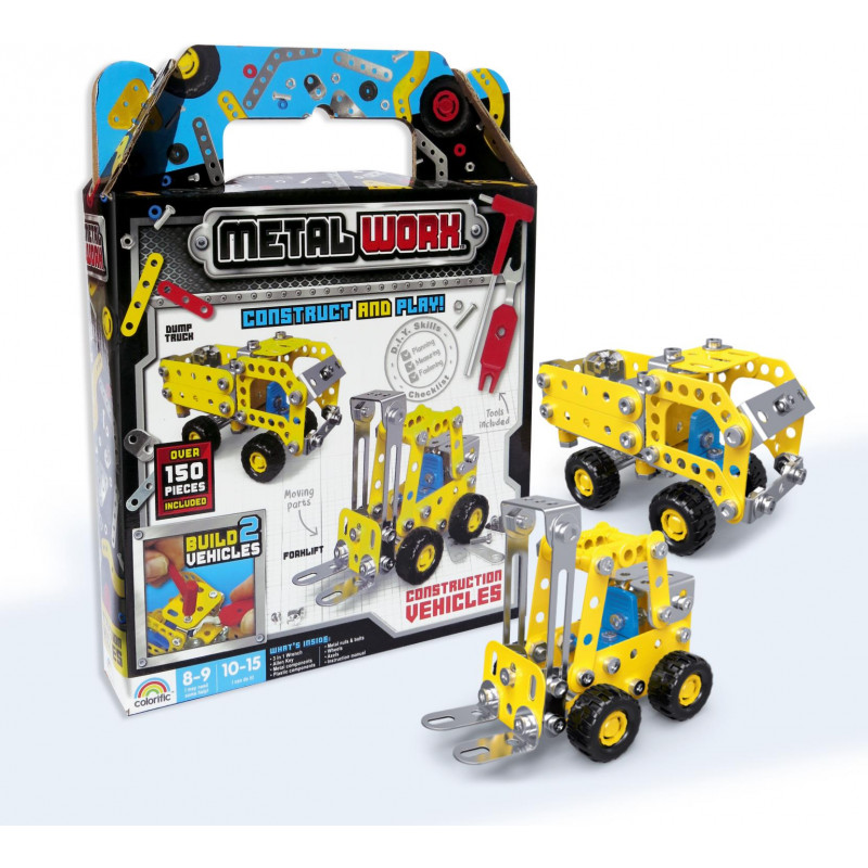 Metal WorX Twin Pack - Construction Vehicles - Afterpay